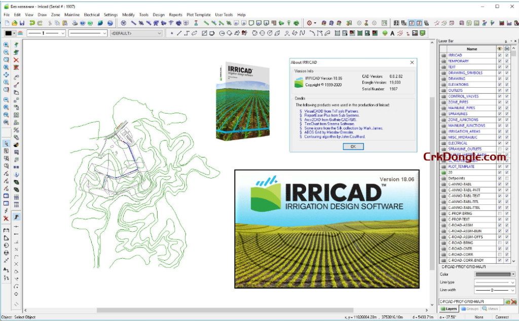 Lincoln Agritech IRRICAD V21 - Engineering software Download