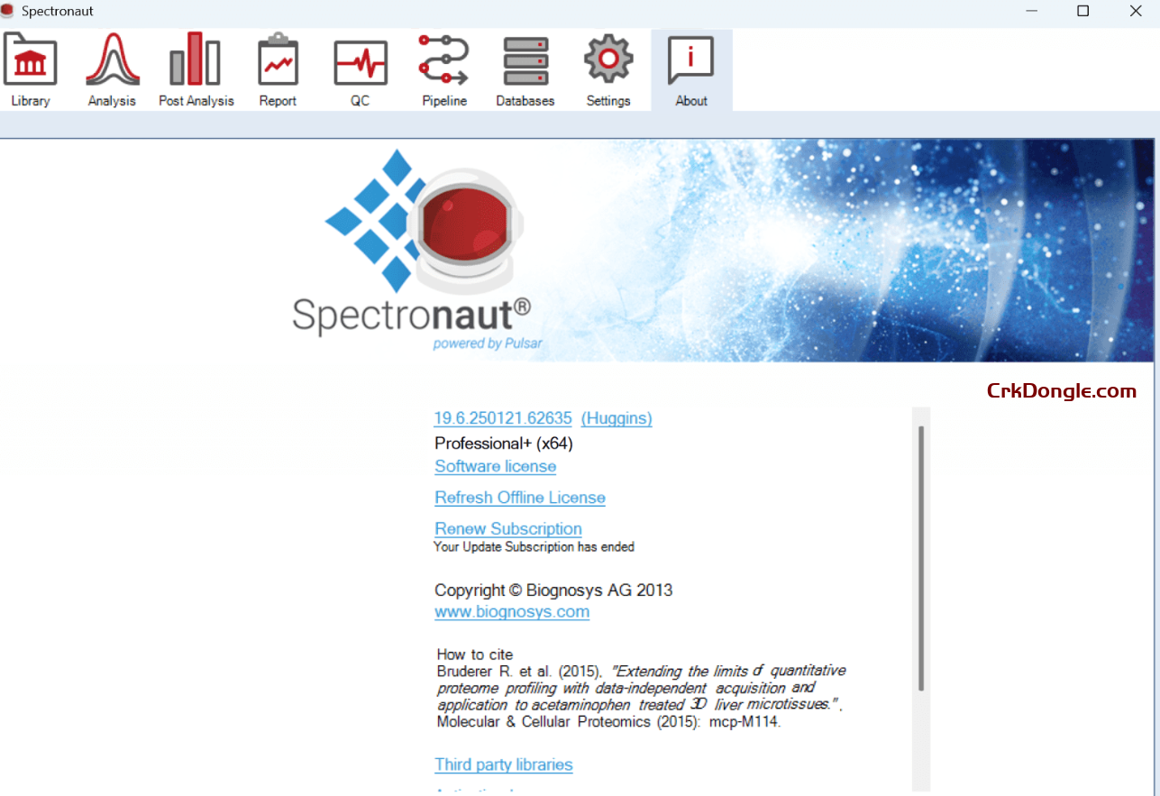 Spectronaut 20 - Engineering software Download