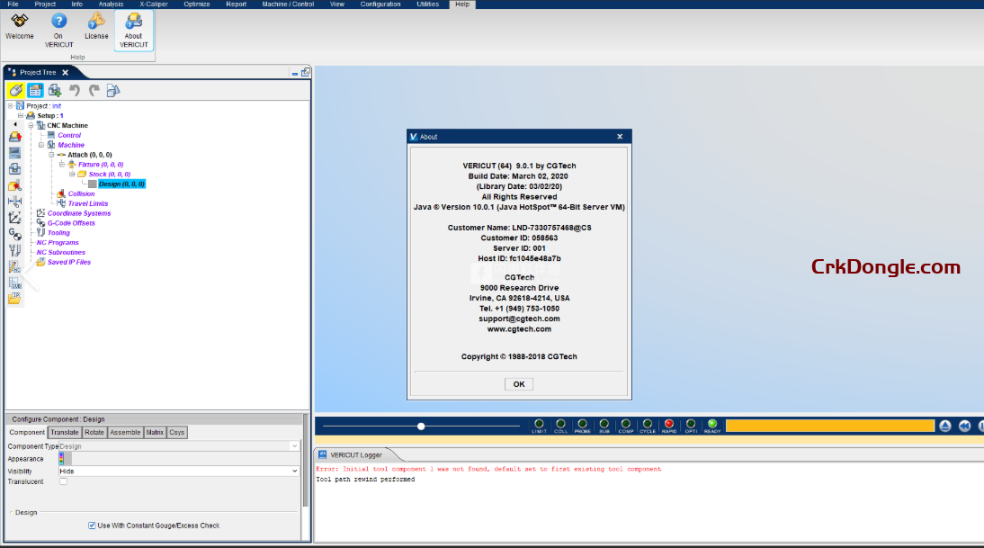 CGTech VERICUT 9.6 - Engineering software Download