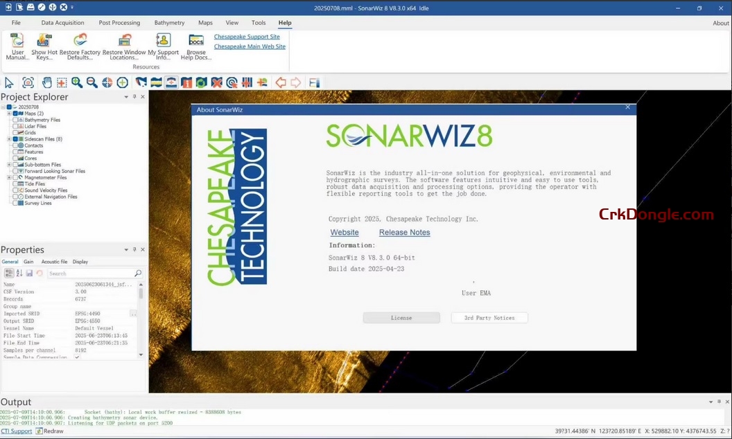 Chesapeak SonarWiz 8.4 - Engineering software Download
