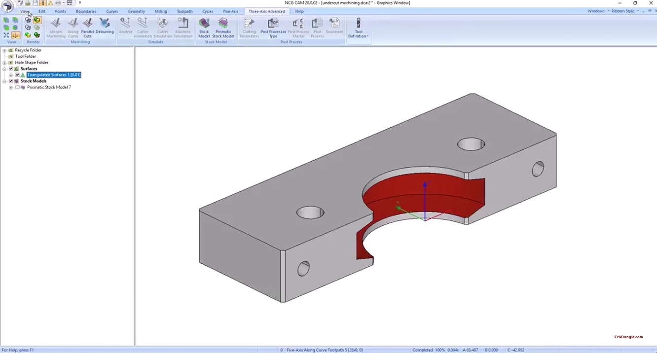 GO2cam 6.12 - 2.5D CNC Programming & Feature-Based CAM Software